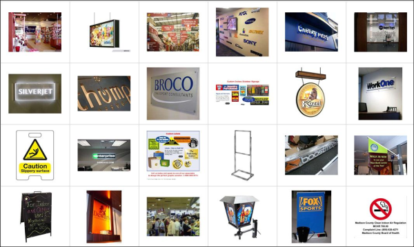 Signs Los Angeles | Indoor Retail Signs