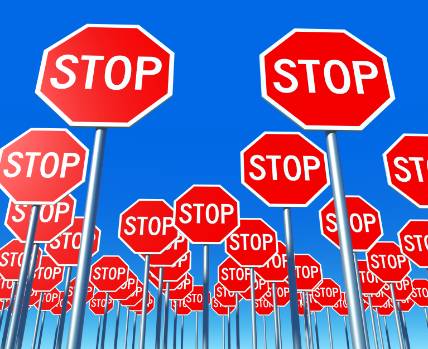 Stop / Compliance / Parking Lot Signs - Burbank, Los Angeles, Pasadena, CA